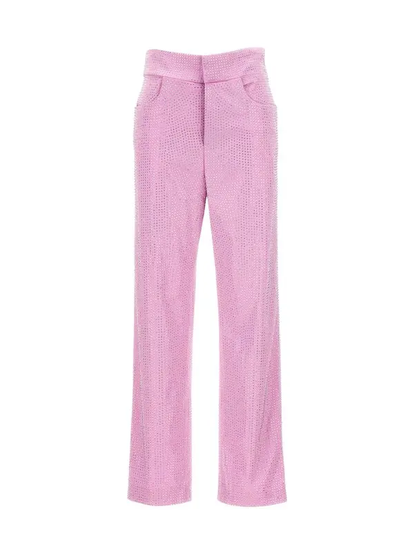 Giuseppe Di Morabito All-over Crystal Embellished Pants - Pink