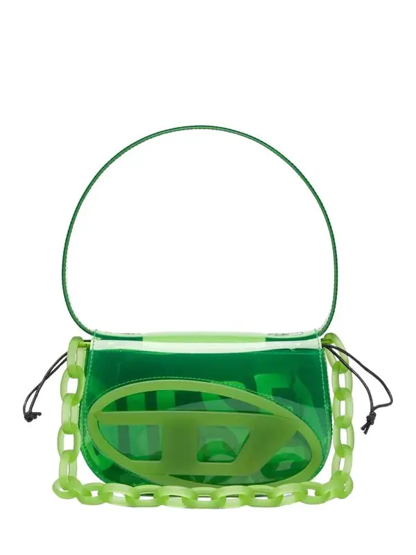 DIESEL® 1dr Shoulder Bag With Oval D Logo - Green