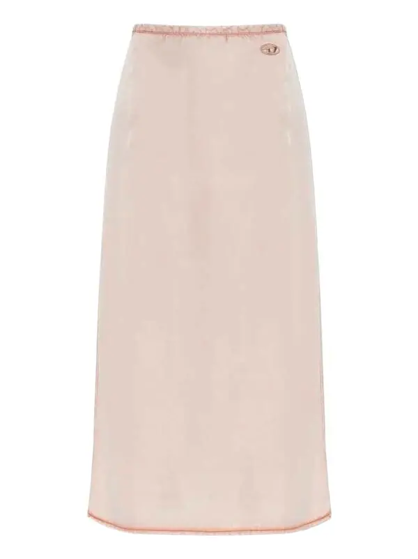 DIESEL® O-rietta Midi Skirt With Embroidery - Multicolor