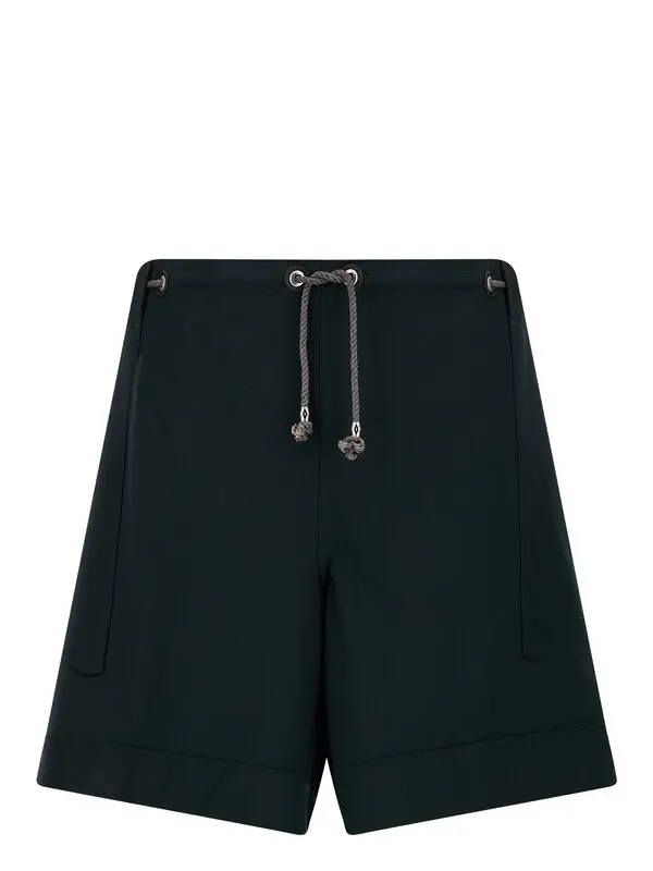KIKO KOSTADINOV Kyan Virgin Wool Bermuda Shorts - Green