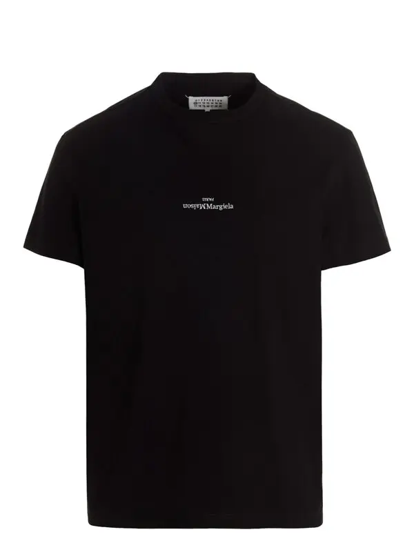 MAISON MARGIELA Paris' T-shirt - Black