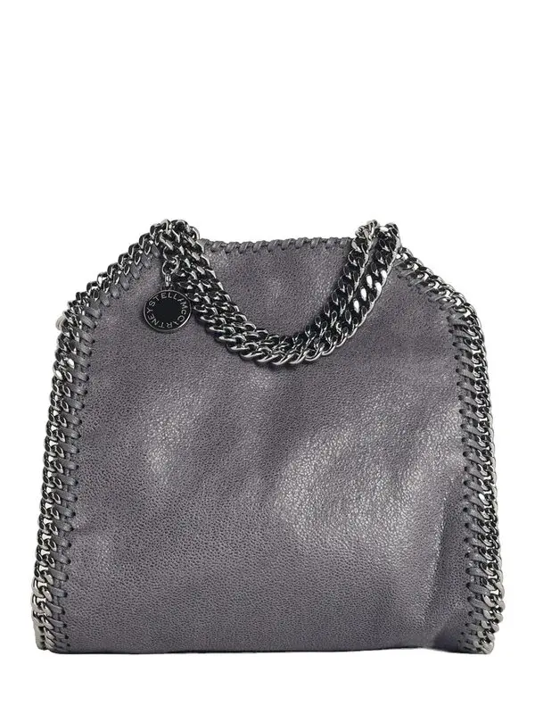 Stella McCartney Falabella Tiny Tote Shaggy Deer Bag - Gray