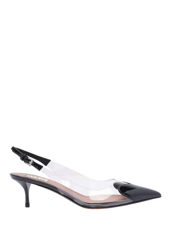 Alaïa Le Coeur Slingback Pumps - Black