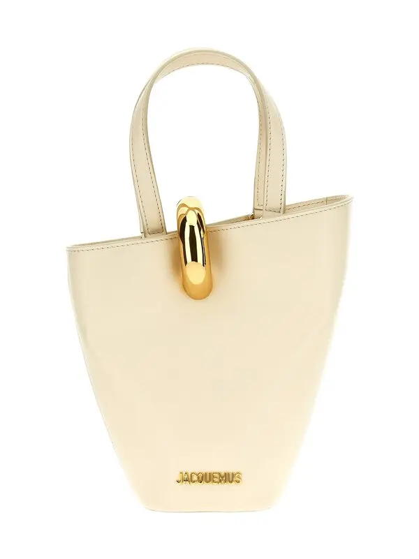 Jacquemus Le Petit Bambola Mini Bucket Bag - White