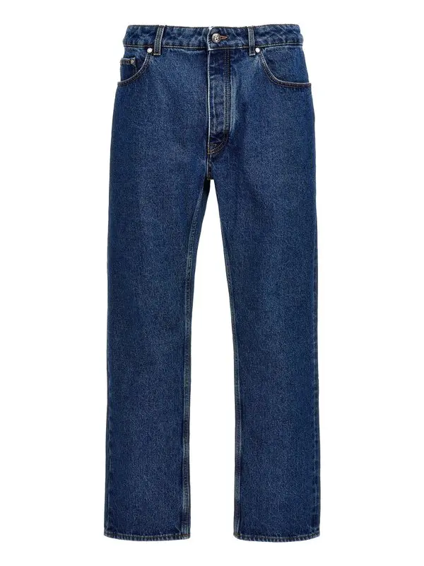 Palm Angels Lw Monogram Jeans - Blue