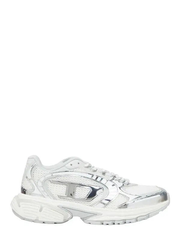 DIESEL® Sneakers With Insert Design And Logo Appliqu - White