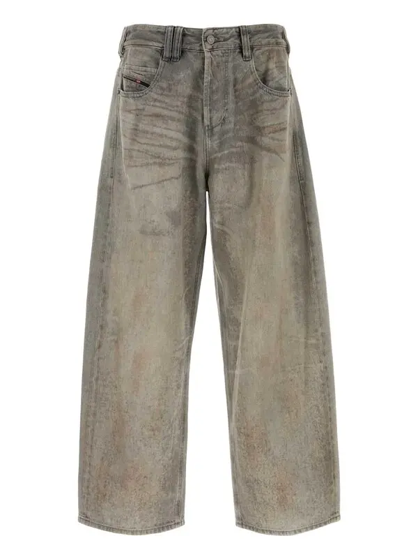 DIESEL® Grey Wash Denim Jeans - Gray