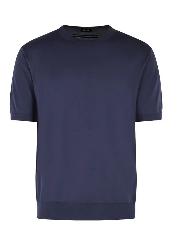 Zegna Cotton T-shirt - Blue