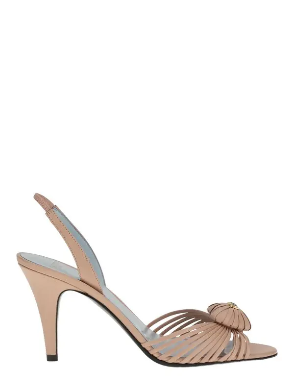 Valentino Garavani Royal Sandal Slingback Sandals - Cream