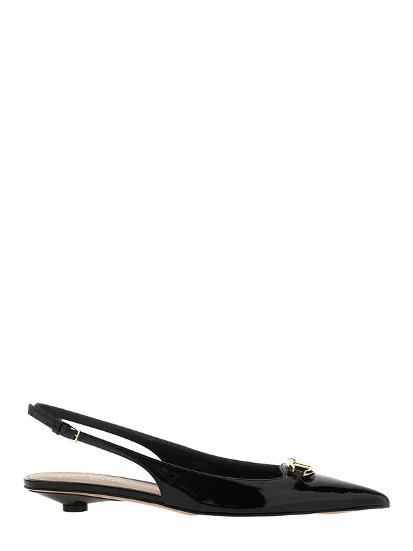 Valentino Garavani Vlogo Moon Slingbacks - Black