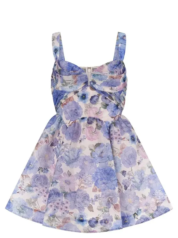 Zimmermann Rebellion Mini Dress - Blue