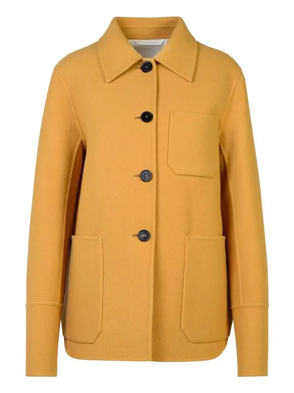 JIL SANDER Virgin Wool Jacket - Cream