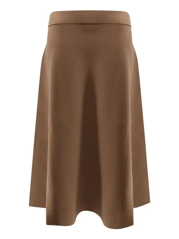 Max Mara Lazio Viscose Blend Skirt - Multicolor