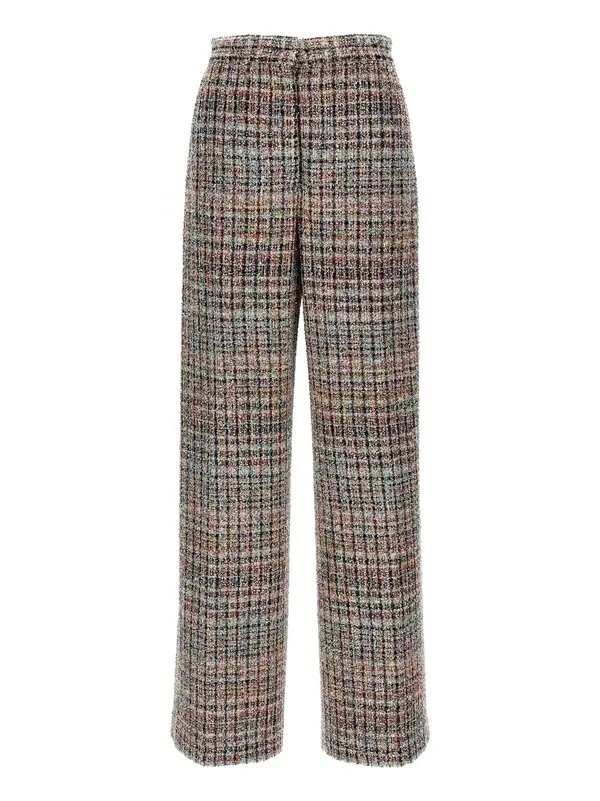 Missoni Micro Sequined Bouclé Wool Blend Pants - Multicolor