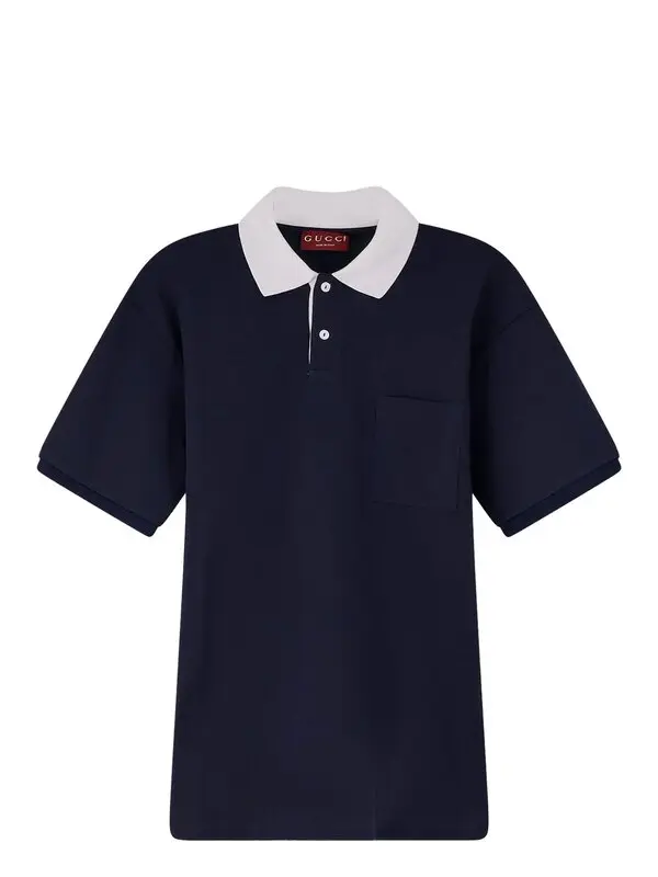 Gucci Cotton Piquet Polo Shirt - Multicolor