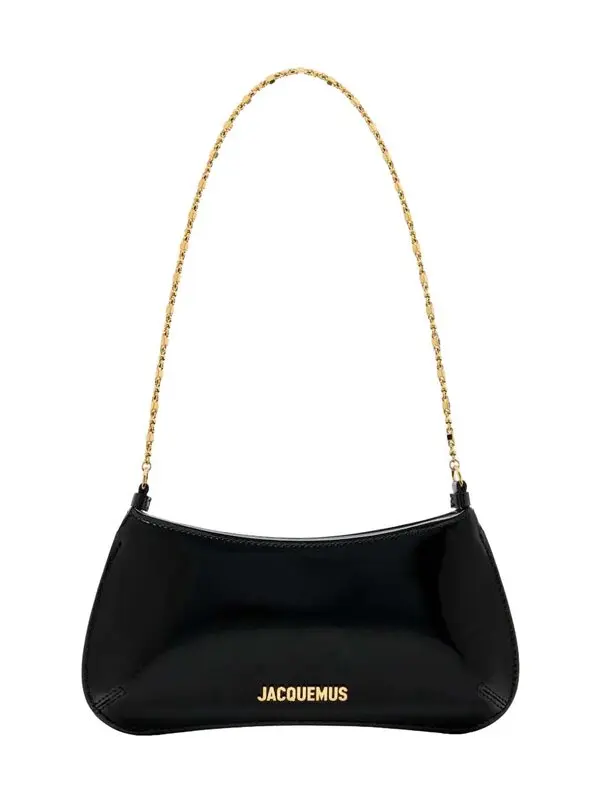 Jacquemus Chain Shoulder Bag - Black