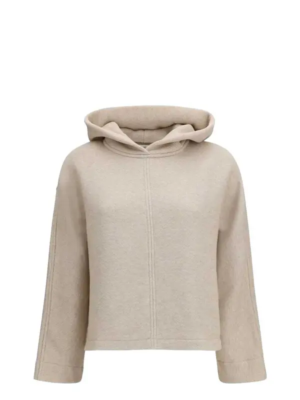 Max Mara Embroidered Logo Hooded Sweater - Multicolor