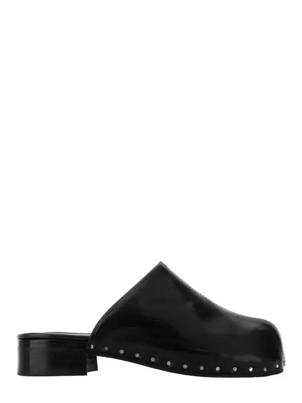 Our Legacy Leather Naoto Mules - Black