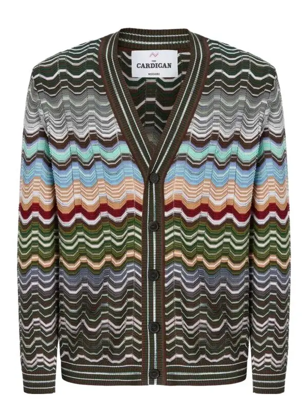 Missoni Zigzag Pattern Cardigan - Multicolor