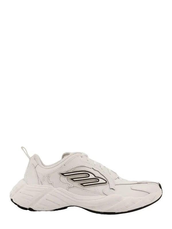 Balenciaga Monday Low-top Leather Sneakers - Multicolor