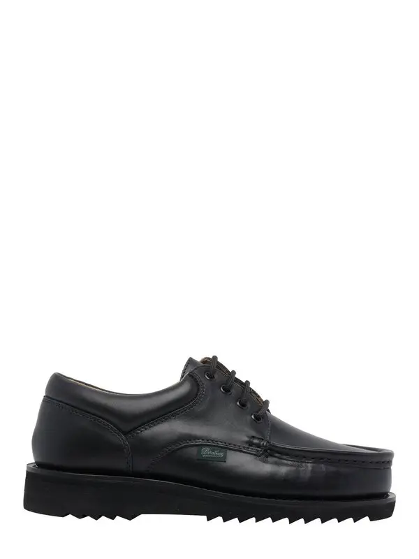 Paraboot Thiers Lace-up Leather Shoes - Black
