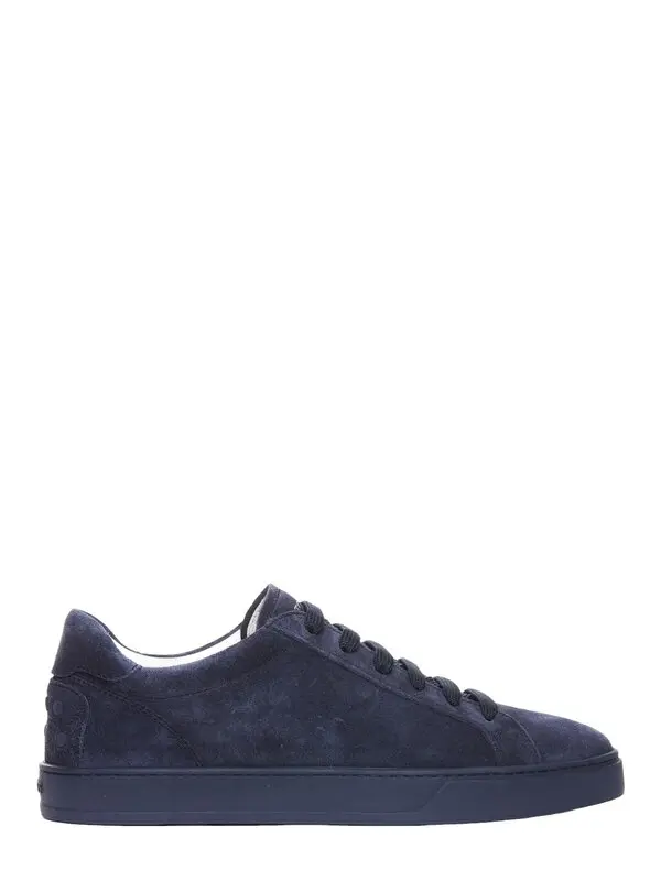 TOD'S Suede Lace-up Sneakers - Blue