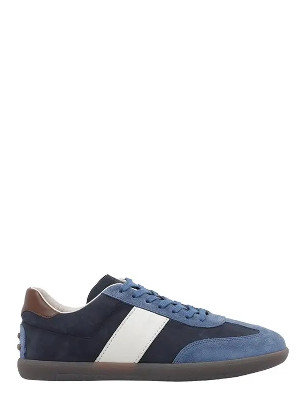 TOD'S Suede Lace-up Sneakers - Blue