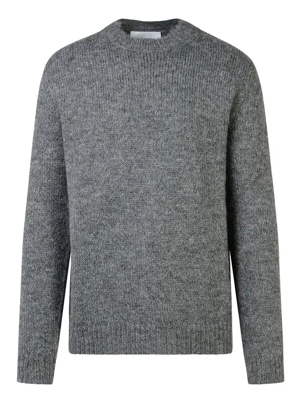 JIL SANDER Alpaca Blend Sweater - Gray