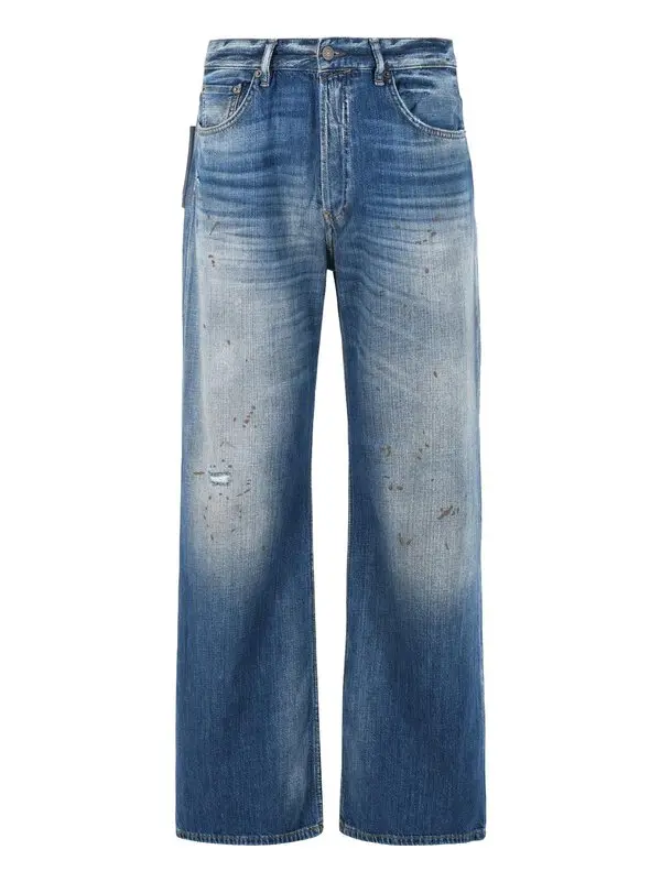 Acne Studios Straight Leg Denim Jeans - Blue