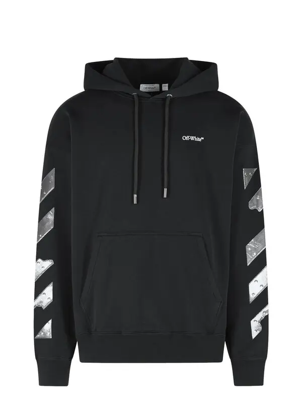 Off-White Metal Arrow Cotton Sweatshirt - Black