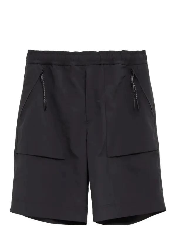 Moncler Technical Fabric Shorts - Black