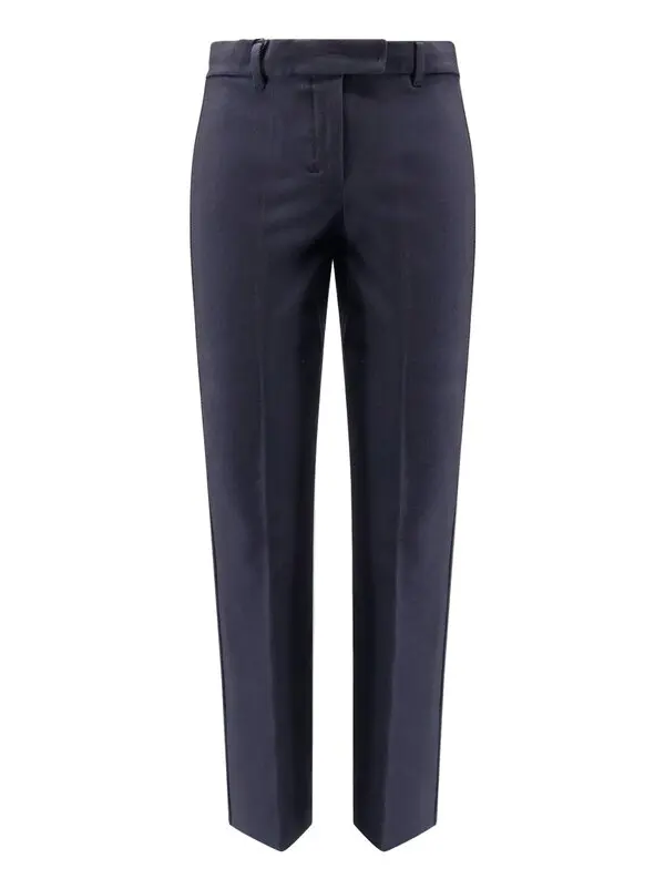 Max Mara Womanita Cotton Blend Trousers - Multicolor