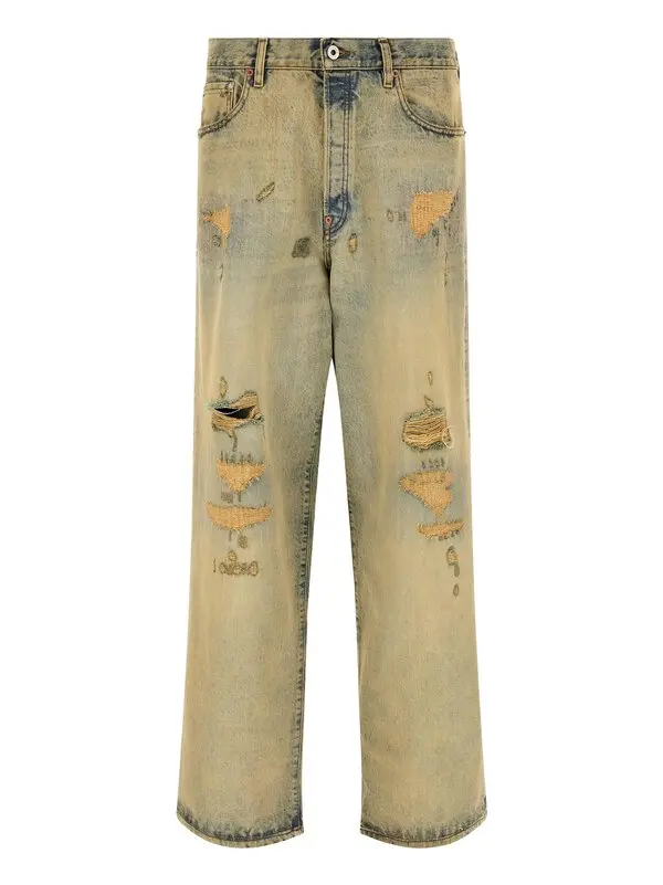 Kenzo Kuroki Denim Jeans - Yellow