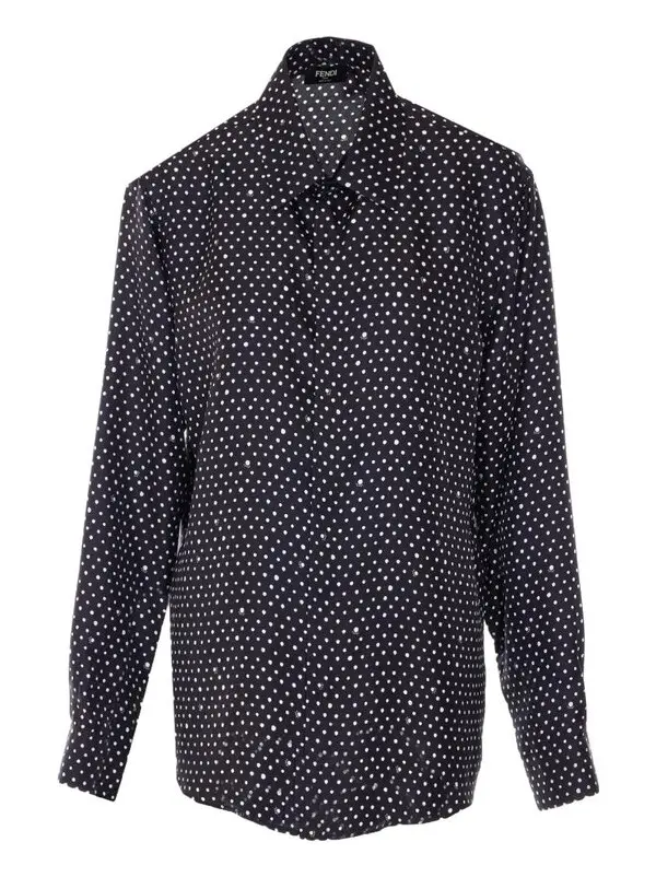 Fendi Printed Shirt - Black