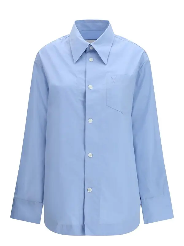 AMI Paris De Coeur Shirt - Blue