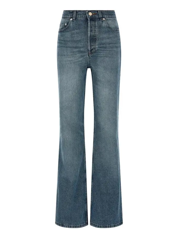 A.p.c. Romy High Waisted Flare Jeans - Blue