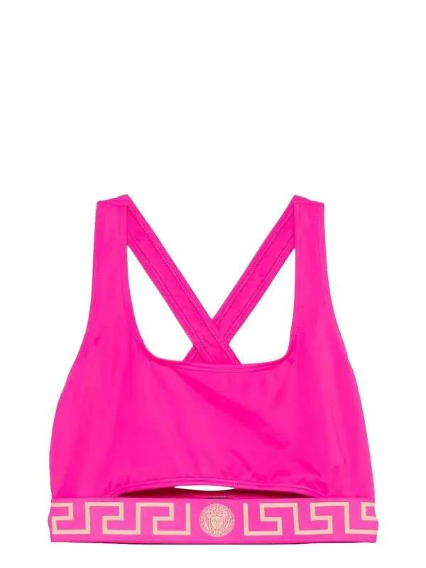 Versace Logo Bikini Top - Multicolor