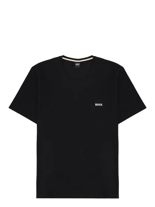BOSS T-shirt With Logo - Black