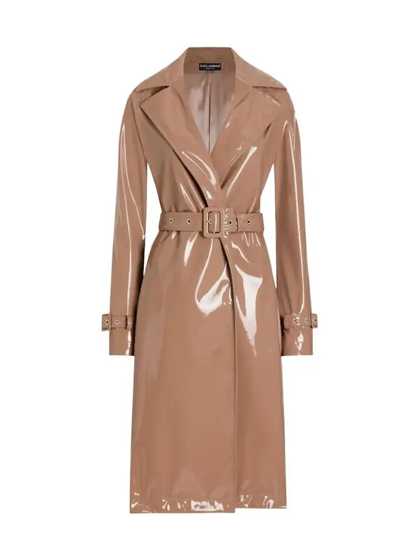 Dolce & Gabbana Vinyl Trench Coat - Multicolor