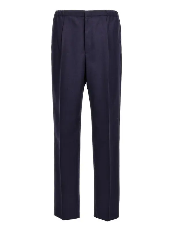Fendi Cool Wool Trousers - Blue
