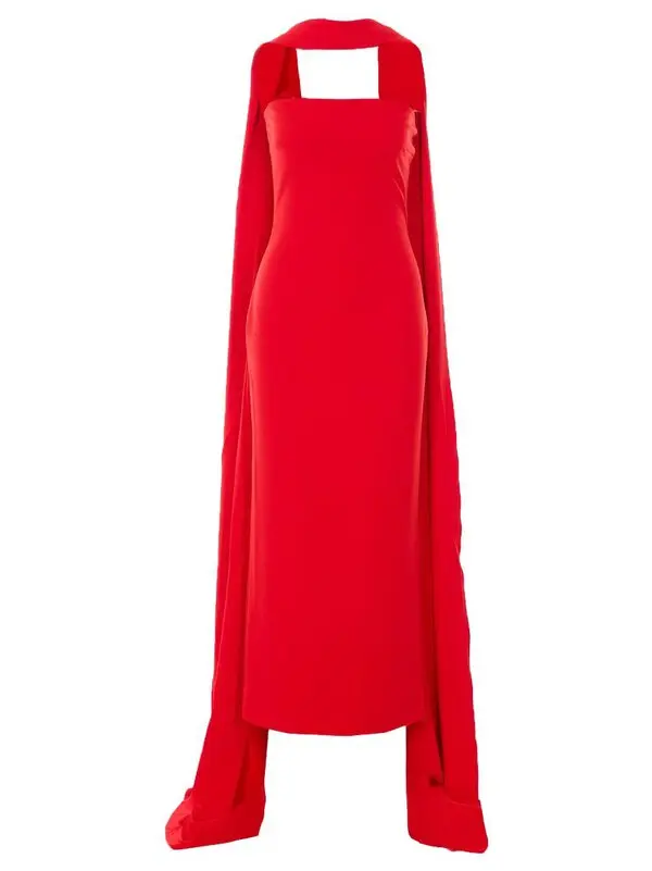 Solace London Martine Midaxi Dress - Red