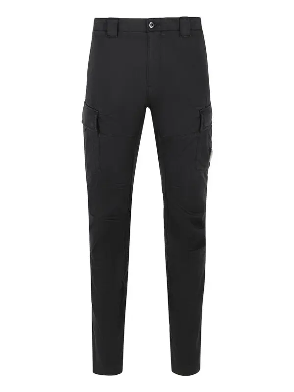 C.P. COMPANY Cotton Cargo Trousers - Black