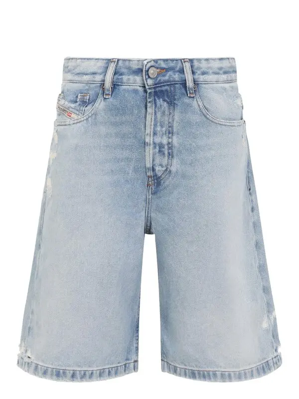 DIESEL® De-sire Cotton Shorts - Blue