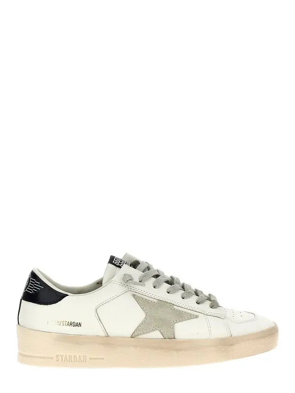 GOLDEN GOOSE Stardan Leather Sneakers - Blue