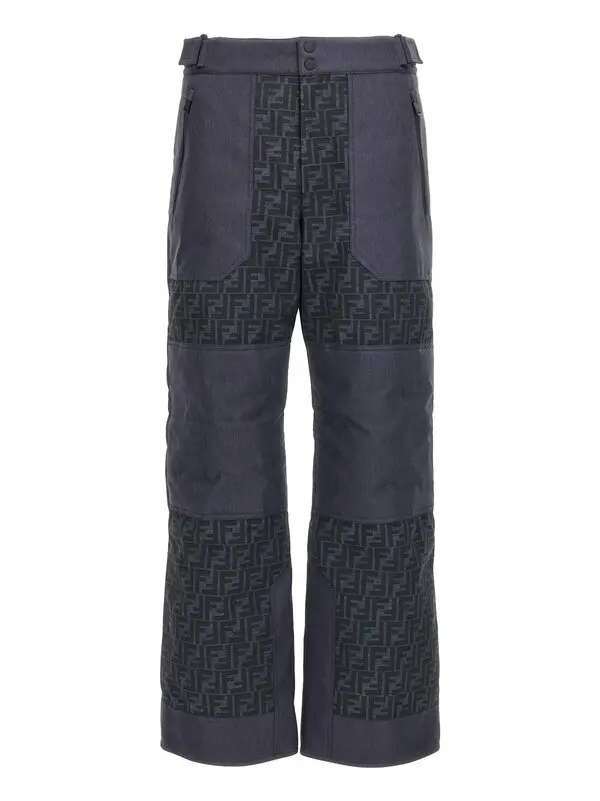 Fendi Ff' Ski Pants - Blue
