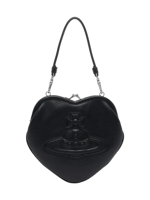 VIVIENNE WESTWOOD Belle Heart Frame Purse Bag - Black