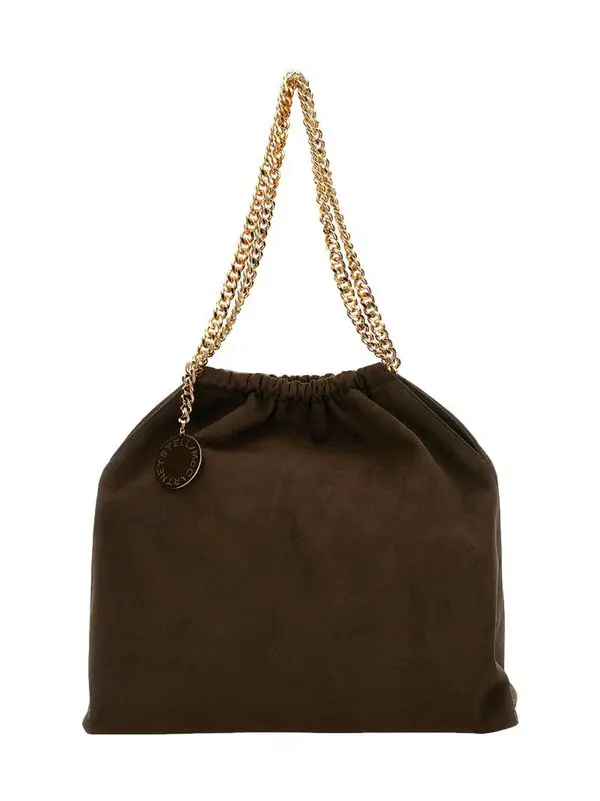 Stella McCartney Medium Falabella Drawstring Suede Bag - Multicolor