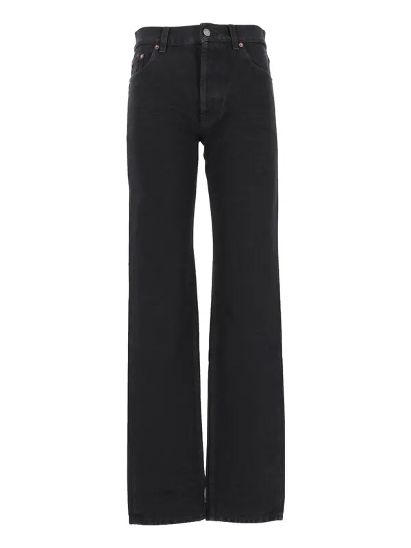 Saint Laurent Straight-leg Jeans - Black
