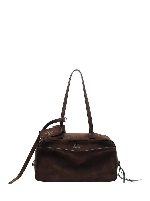 Balenciaga Medium Carrie Bowling Bag - Brown