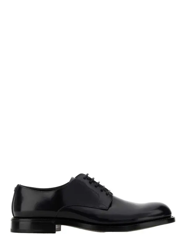 Dolce & Gabbana Leather Lace-up Shoes - Black